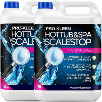 10L of Pro-Kleen ScaleStop Hot Tub & Spa Descaler - Limescale Removal ...