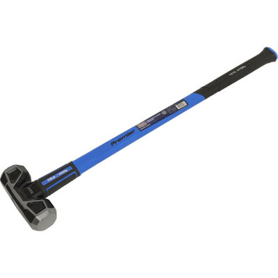 10lb Sledge Hammer - Fibreglass Handle - Rubber Grip - Drop Forged ...