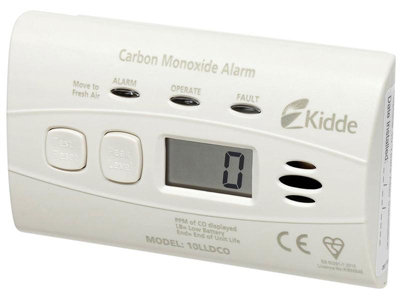 10Lldco 10 Year Sealed Battery Digital Carbon Monoxide Alarm