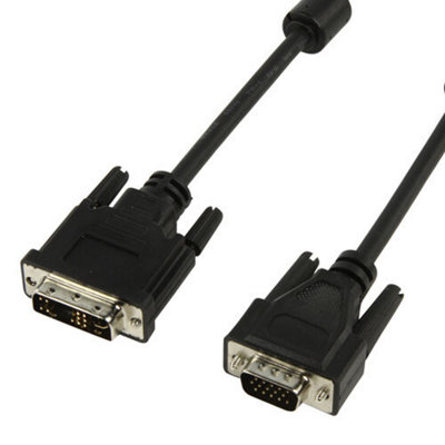 Buy 10m DVI A Male to VGA Male OFC Cable D SUB 15 Pin SVGA Monitor Lead ...