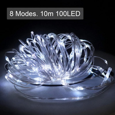 10M Fairy String Lights,6500K,powered by 3 AA batteries | DIY at B&Q