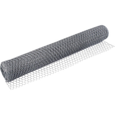 10m Galvanised Chicken Wire 900x50mm