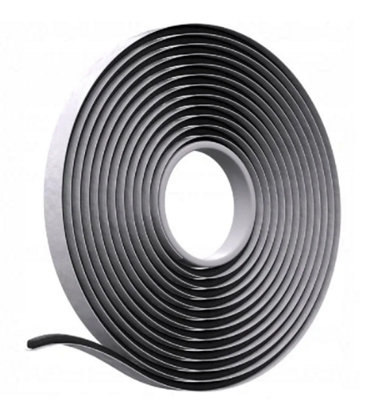 10m of High Performance Butyl Sealant Rubber Tape Strip 3x4mm | DIY at B&Q