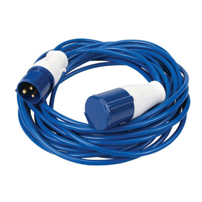 10m Outdoor 16A Extension Cable 230V 1.5mm Flex H05VVF Plug Socket ...