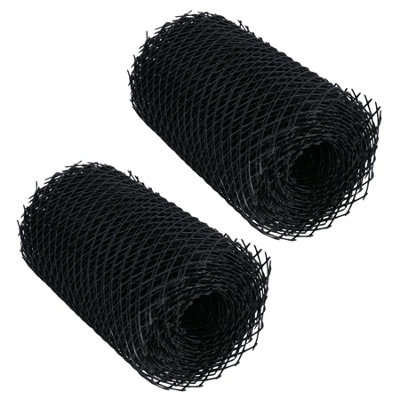 10m Plastic Gutter Guard Cover Leaf Debris Protector for Gutters Up To ...
