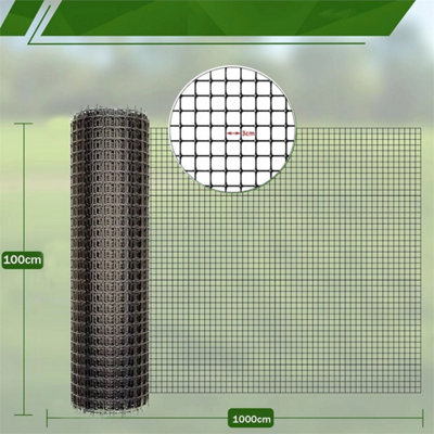 10M PVC COATED CHICKEN MESH GARDEN FENCE BARRIER