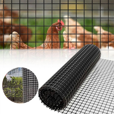 10M PVC COATED CHICKEN MESH GARDEN FENCE BARRIER