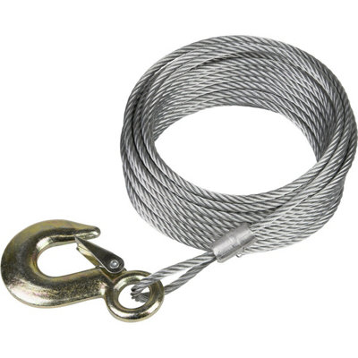 10m Winch Cable - 540kg Capacity - Suitable For ys04585 Geared Hand ...