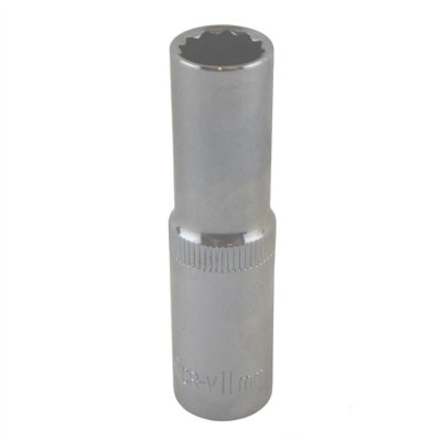 10mm 3/8" Drive Double Deep Metric Socket Double Hex / 12 Sided | DIY ...