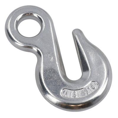 10mm (3/8in) Eye Grab Hook 316 Stainless Steel Chain Holder Lifting ...