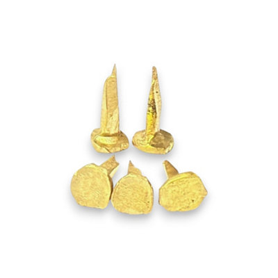 10mm Brass Cut Tacks Flat Head Nails for Upholstery Furniture ...