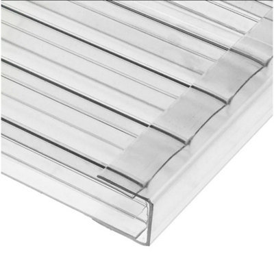 10mm Clear U Profile End Closure for Polycarbonate Roofing Sheets ...