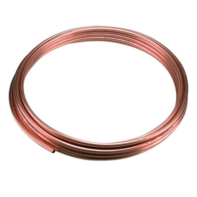 10MM Copper Pipe For Water & Gas Flexible Coil - 10 Meters | DIY at B&Q