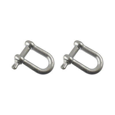 10mm Galvanised Dee Shackle PACK of 2 Chandlery DK03