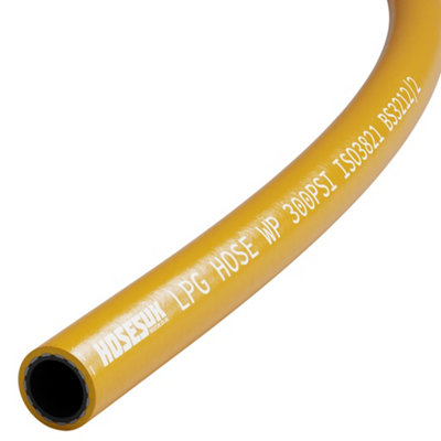 10mm ID Rubber LPG Hose - 5 Metres - Gas Hose Pipe, LPG Propane Pipe ...