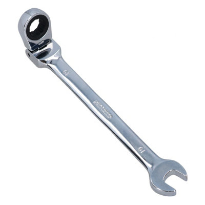 10mm Metric Flexi Head Ratchet Combination Spanner Wrench 72 Teeth ...