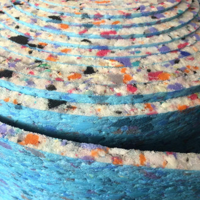 10mm PU Foam Carpet Underlay 15m2 (11m x 1.37m Roll) General Domestic ...