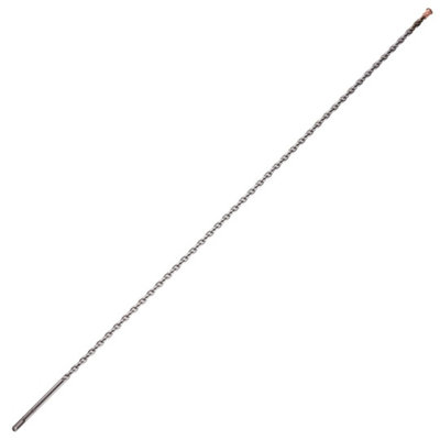 10mm x 1000mm Long SDS Plus Drill Bit. TCT Cross Tip With Copper ...