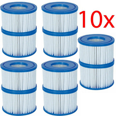10PC BESTWAY LAY-Z-SPA FILTER SWIMMING POOL CARTRIDGE MIAMI VEGAS PARIS ...