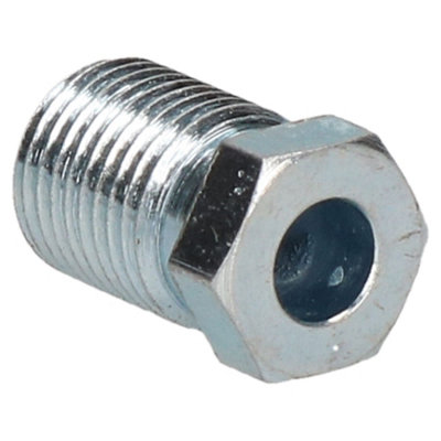 10pc Steel Male Brake Pipe Union Medium Fittings 1/2" x 20 UNF for 1/4 ...