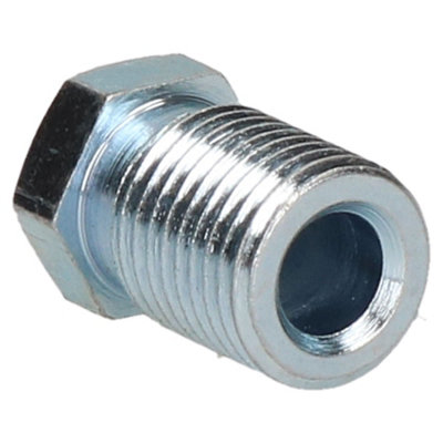 10pc Steel Male Brake Pipe Union Medium Fittings 1/2" x 20 UNF for 1/4 ...