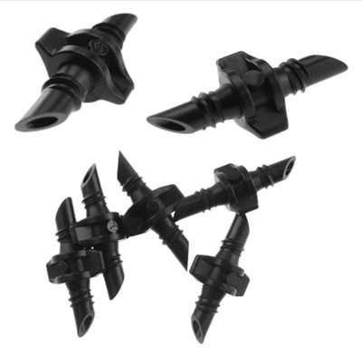 10pcs. 4mm Quick Thread x Thread Joiner - Micro Irrigation Fitting ...