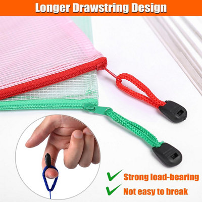 10Pcs A4 Plastic Wallets, Clear Document Folder, Waterproof & Tear ...