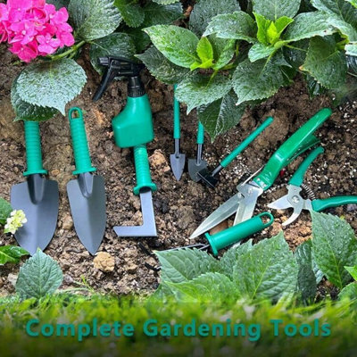 10PCS GARDENING TOOLS SET GARDEN HAND TOOL KIT