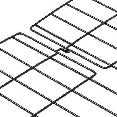 10pcs Hook and Loop Design Decorative Metal Garden Fence Panels 30.7cm ...