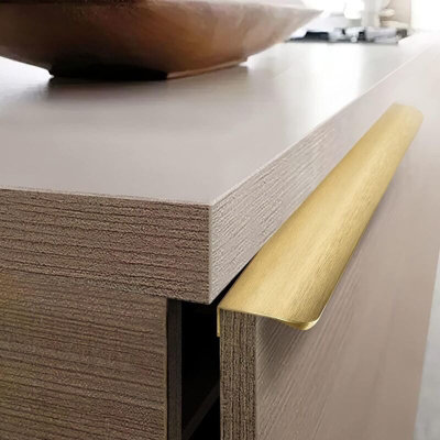 10pcs Invisible Furniture Handle Golden Cabinet Handle Hole Distance ...