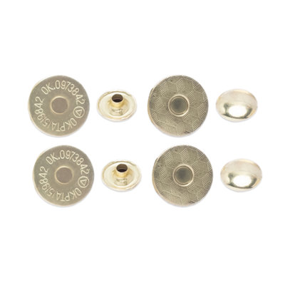 10pcs Magnetic Clasp Snap Button Double Rivet Closures for Clothing ...