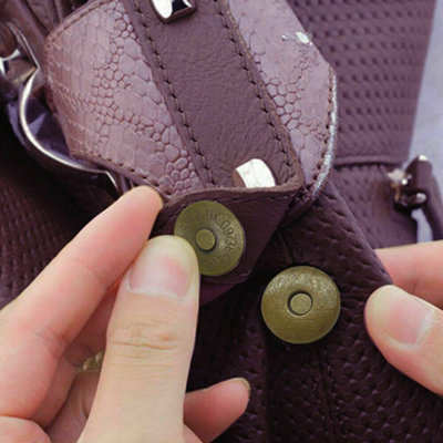 10pcs Magnetic Clasp Snap Button Double Rivet Closures for Clothing ...