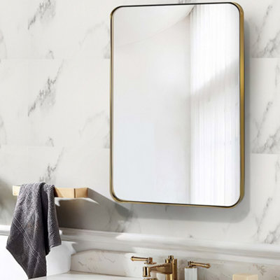 10Pcs Marble Effect Self-Adhesive Waterproof Wall Tiles