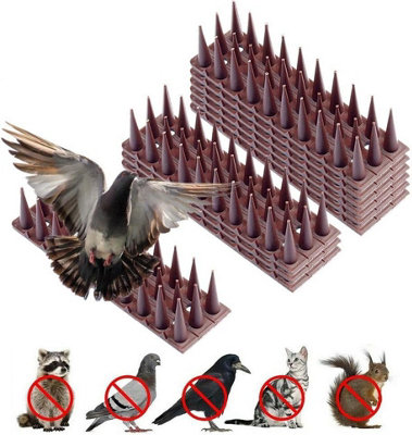 10PCS PLASTIC BIRD SPIKES SQUIRREL RACCOON PIGEON CAT FOX ANIMAL ...