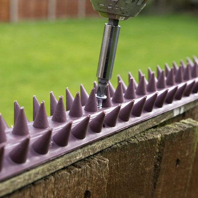 10PCS PLASTIC BIRD SPIKES SQUIRREL RACCOON PIGEON CAT FOX ANIMAL ...