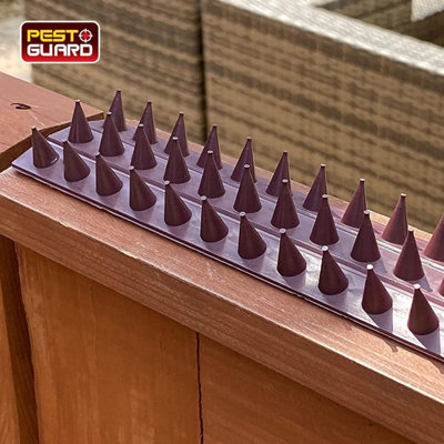 10PCS PLASTIC BIRD SPIKES SQUIRREL RACCOON PIGEON CAT FOX ANIMAL ...