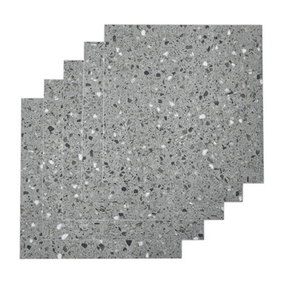 10Pcs PVC Flooring Tiles Stone Grain Design for Stylish Indoor Surfaces ...