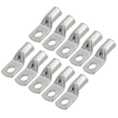 10pk Battery Cable Lugs Ring Terminal Crimps 16mm² 6.4mm Hole Welding ...