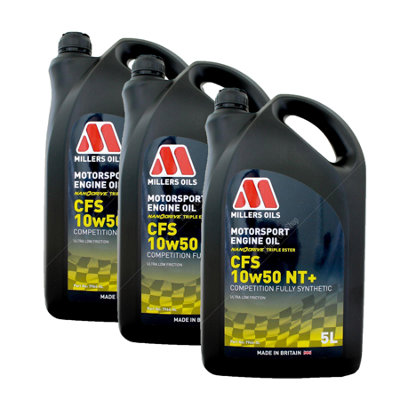 10w50 Fully Synthetic Engine Oil Millers 10w 50 Motorsport CFS NT+ ...