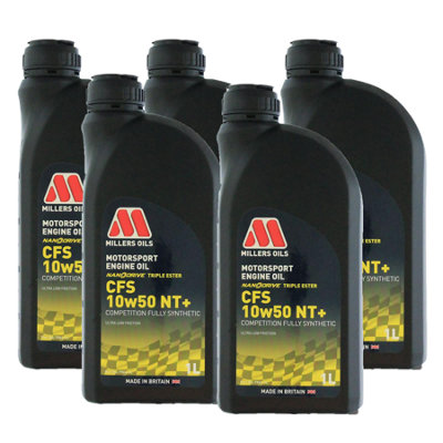 10w50 Fully Synthetic Engine Oil Millers 10w 50 Motorsport CFS NT+ ...