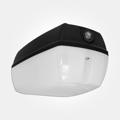 10Watt LED Outdoor Bulkhead Wall Light With Photocell Dusk Till Dawn ...