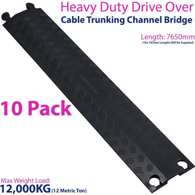 10x 12000KG Drive Over Cable Road Cover Protector Outdoor Event ...