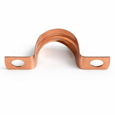 10x 15mm Copper Saddle Clip for Securing Copper Pipe to Walls, Floors ...
