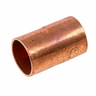 10x 15mm x 1/2" Copper Metric/Imperial Coupling - End Feed Pipe Fitting ...