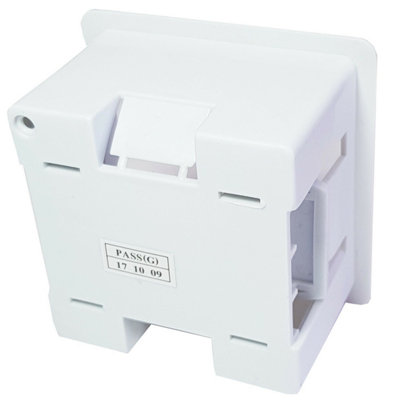 10x 47mm Deep Plasterboard Back Box Single Dry Lining Wall Flush Mount ...