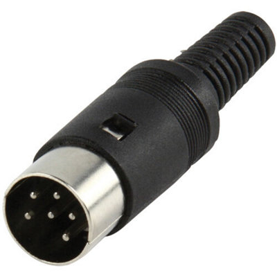 10x 6 Pin DIN Plug Male Solder Cable Connector Computers Audio Video PC ...