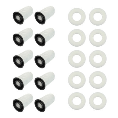 10x 915269 Dust Pods & 10x 915350 Passion Fruit Pods for Numatic Hetty ...
