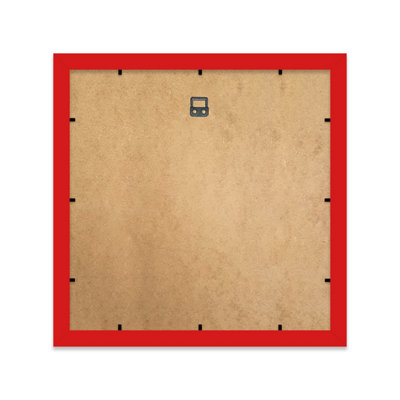 10x10" Red Picture Frame - 10x10" Square Frame with 6x6" Mount for ...