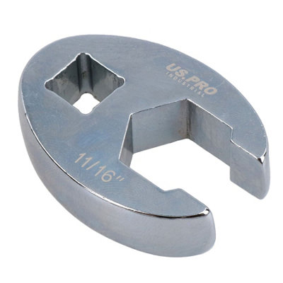 11/16 Imperial Crowfoot Wrench 3/8" Drive Crows Feet Spanner for Torque ...