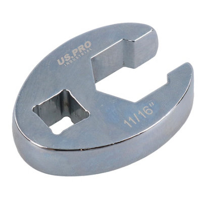 11/16 Imperial Crowfoot Wrench 3/8" Drive Crows Feet Spanner for Torque ...